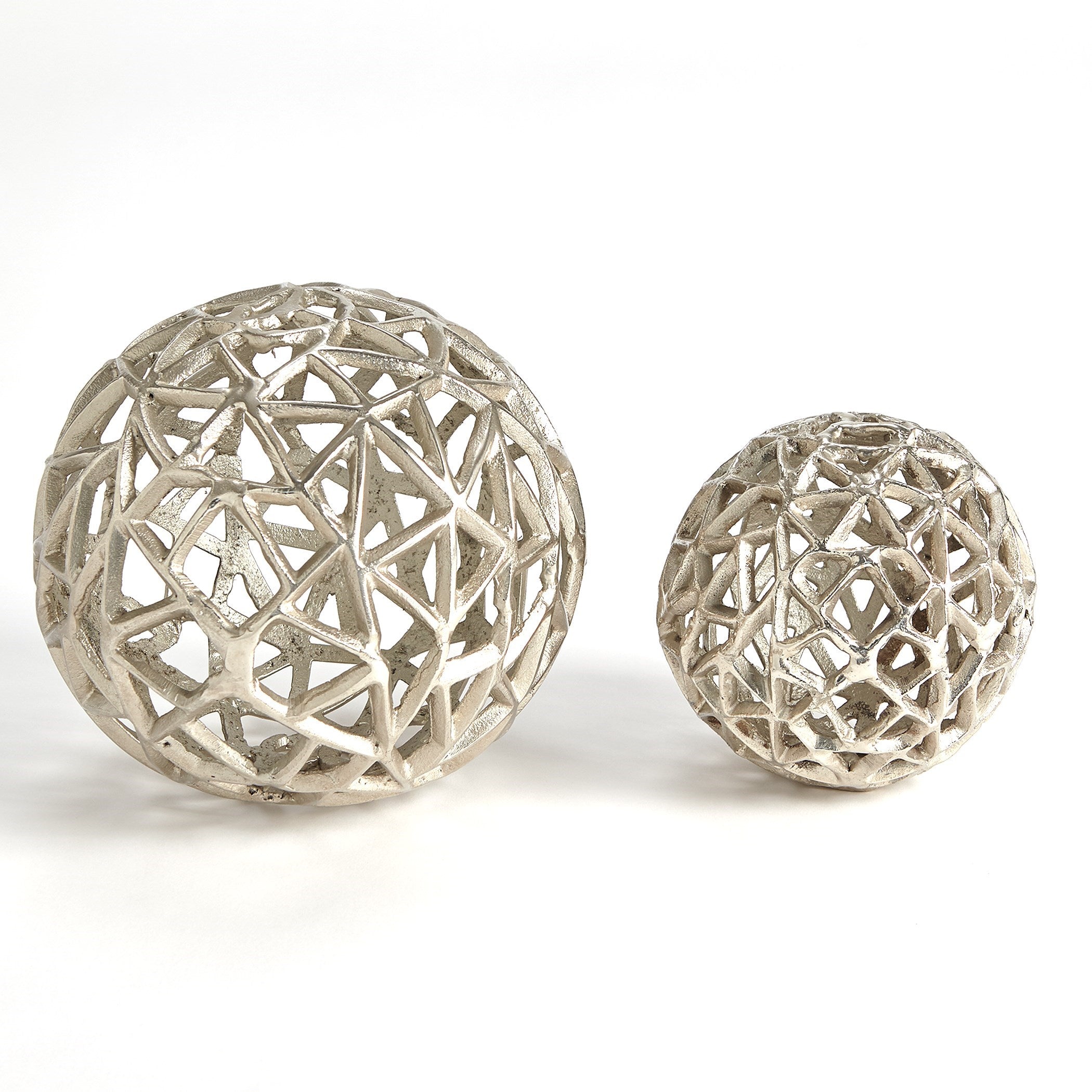 Jali Ball Large Silver – Fabfurnish-store