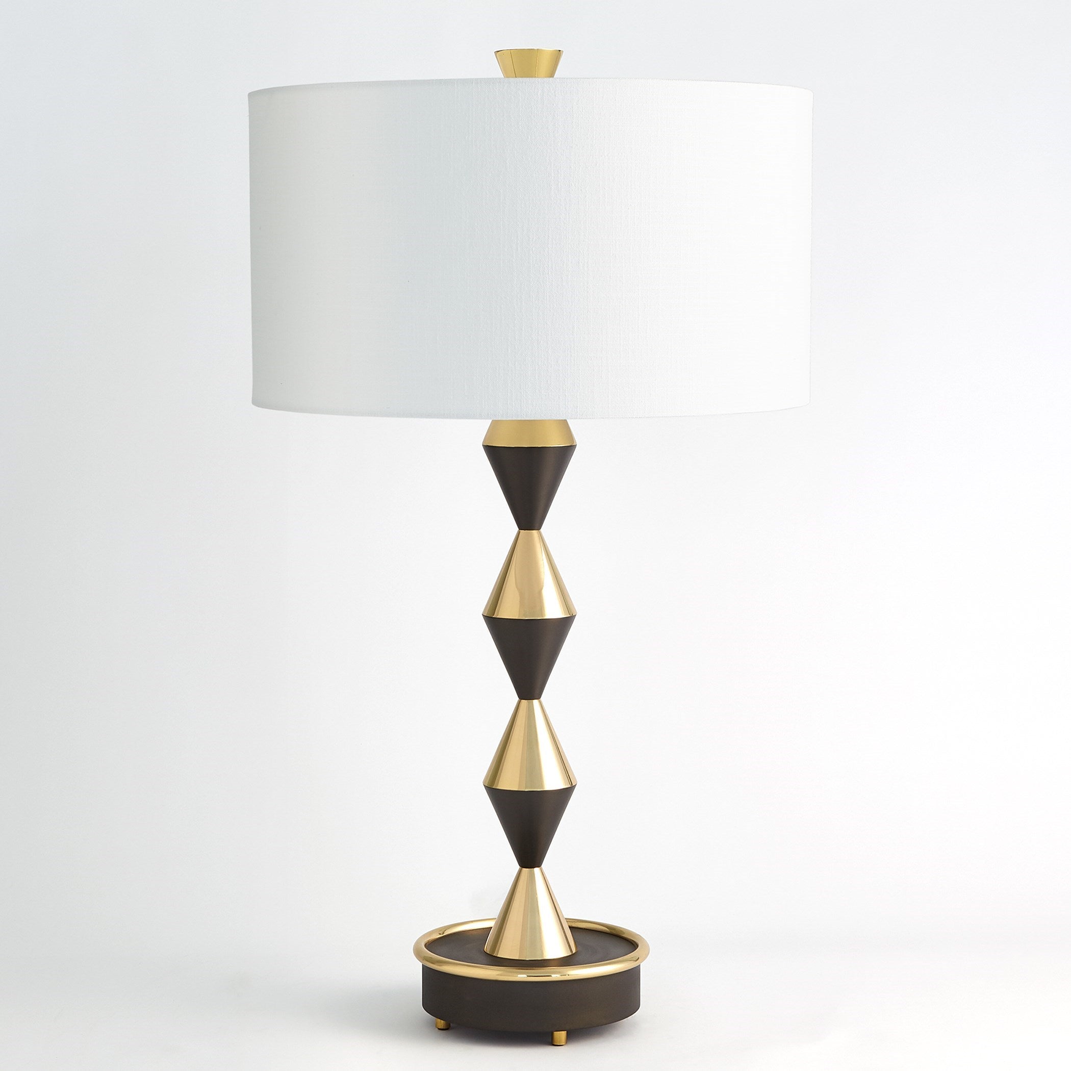 Italian Diamond Table Lamp Brass/ Bronze – Fabfurnish-store